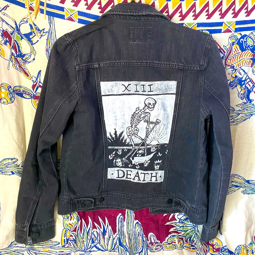 Hereditary Death Tarot Jean Jacket - Gem